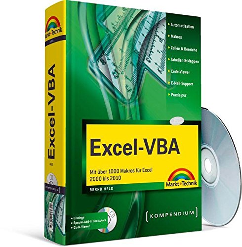 Excel-VBA: Mit über 1000 Makros für Excel 2000 bis 2010 (Kompendium / Handbuch) : Held, Bernd ...