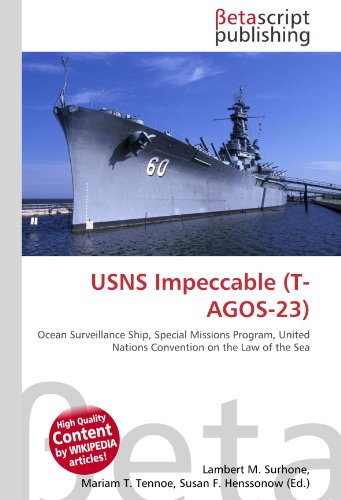 Amazon.it: USNS Impeccable (T-AGOS-23): Ocean Surveillance Ship ...