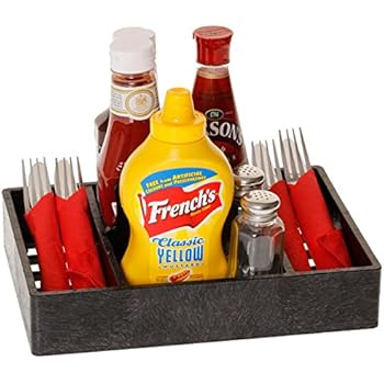 Multi Purpose Condiment Server Charcoal | Table Tidy, Condiment Holder ...