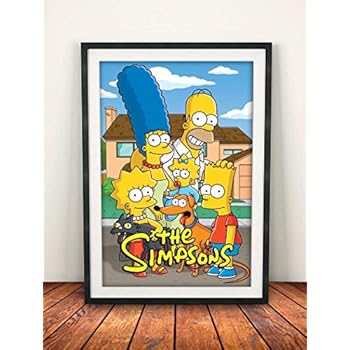 The Simpsons 1989 A4 Movie / Film Poster / Print 260gsm Photo Paper ...
