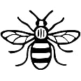 postwalldecor Made In Manchester Bee Sticker | Manchester Worker Bee ...