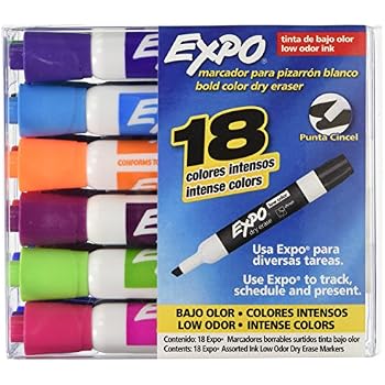 Expo Dry Erase Markers - 18 Pack: Amazon.co.uk: Office Products