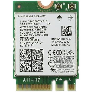 Amazon.in: Buy Intel 3165 3165NGW 3165AC Dual Band Wireless AC ...