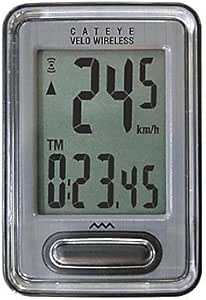 CatEye Velo Wireless Cycle Computer - Silver : Amazon.co.uk: Sports ...