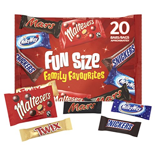 Fun Size Family Favourites 20 Bars, 358 g