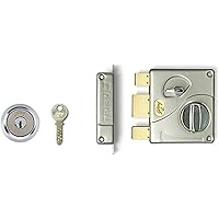Godrej Ultra Tribolt 1CK Deadbolt Rim Lock for Main Door, Auto Locking Mechanism Home Safety ...