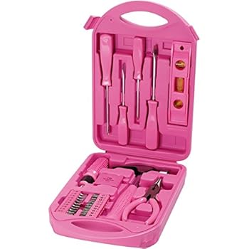 Tool Box Complete Set for Ladies Pink: Amazon.co.uk: DIY & Tools