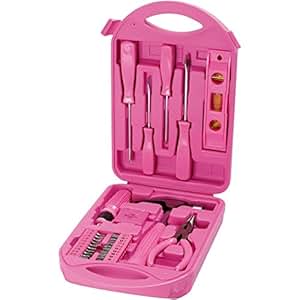 Tool Box Complete Set for Ladies Pink: Amazon.co.uk: DIY & Tools
