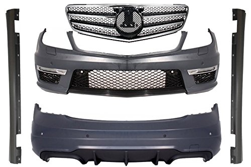 Kitt Cbmbw204c63 Body Kit Sport Front And Rear Bumper With Side ...