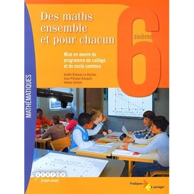 Ocean Myles: Des Maths Ensemble Et Pour Chacun 6e : Mise En Oeuvre Du ...