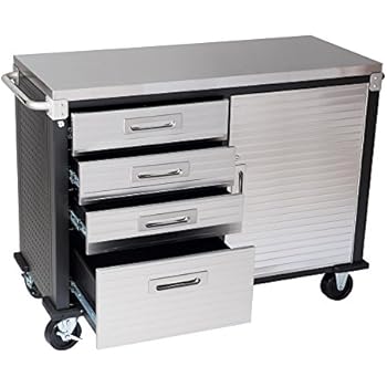 Seville Classics Ultra HD 12-Drawer Rolling Workbench With Hardwood ...