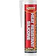 Everbuild Heat Resistant Silicone Sealant, Black, 310 ml : Amazon.co.uk ...