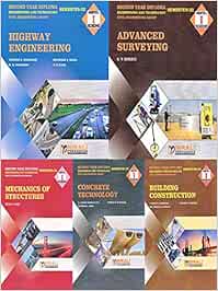 Buy Second Year Diploma in Civil Engineering - Semester 3 (Set of 5 Books) - MSBTE's I Scheme ...