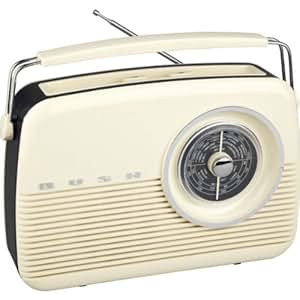 Logical Bush Retro DAB Radio - Cream with accompanying: Amazon.co.uk ...