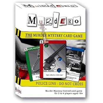 Murdero - The Murder Mystery Card Game: Amazon.co.uk: Toys & Games