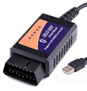 OBD USB Diagnosi per Auto Multimarca Interfaccia universale Servizio OBD2 OBDII Windows Scan ...