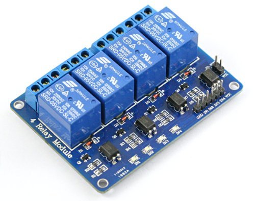 Buy REES52 Optocoupler 4 Channel 5V Relay Module Relay Control for Arduino DSP AVR PIC ARM on ...