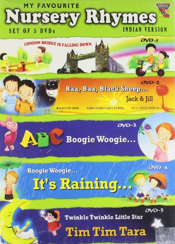 Buy My Favourite Nuresy Rhymes - 1 (Set of 5 DVDs- London Bridge is Falling Down/Baa Baa Black ...