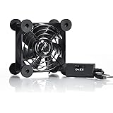 AC Infinity MULTIFAN S5, Quiet Dual 80mm USB Fan, UL-Certified for Receiver DVR Playstation Xbox ...