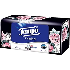 Tempo Original Duo Box Tissues, 4-Ply Jumbo Pack (6 Packs of 2 Boxes x ...