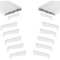 1 x Pair of White 150mm Window Cill End Caps - Suitable for Many ...