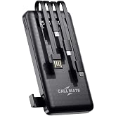 Callmate 10000mAh Power Bank, 23W Fast Charging with Type C PD & Built ...