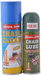 Rolon Petrol/Diesel Chain Cleaner and Chain Lube for Bikes (200 ml ...