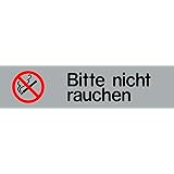 Schild Bitte Nicht Rauchen, Kunststoff, selbstklebend: Amazon.de: Baumarkt