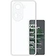 VIDO Transparent Back Case Cover for Oppo Reno 11 5G (Soft & Flexible & Camera Protection Back ...