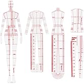 Koeydxst Fashion Illustration Rulers Sketching Templates Ruler Sewing ...