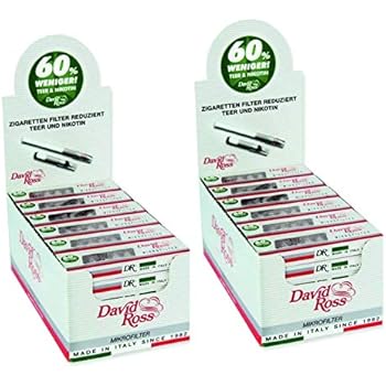 David Ross Zigaretten-Mikrofilter (36 x 10 Stück): Amazon.de: Küche ...