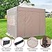 Amazon.de: Airwave Pop-Up-Pavillon, 2, 5 x 2, 5 m, beige, wasserfester GartenPavillon, 2 ...