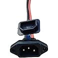 Battery Charging Port Charger Socket 3 Pin Common for Electric Scooter ...