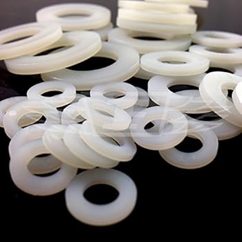 M8 Nylon Washer - Pack 25 - Metric Washers Natural Nylon 6.6: Amazon.co ...