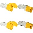 Site Trailing Plug & Socket 16 Amp 110 Volt 2 Sets 110v 16A PCE Quick ...