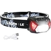 LED Head Torch Rechargeable ,【3 Pack】Super Bright 2000LM Headlamp, 20H ...
