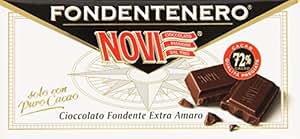 Novi - Fondente Nero, Cioccolata Fondente Extra Amaro - 6 tavolette da ...