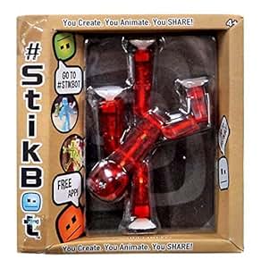 Stikbot, Stikbot Figure Red, 3 Inches by Zing: Amazon.co.uk: Toys & Games