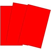 House of Card & Paper A3/297 x 420 mm 220 GSM Coloured Card - Red (Pack ...