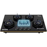 Beyond Appliances Dorado 3 Burner Smart Glass Hobtop Gas Stove | Auto ...