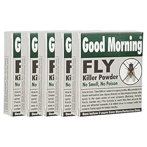 Good Morning Fly Killer Powder (Pack of 5): Amazon.in: Garden & Outdoors