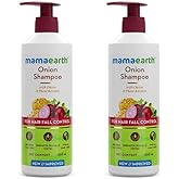 Buy Mamaearth Onion Shampoo for Hair Growth and Hair Fall Control with Onion and Plant Keratin ...