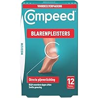 Compeed Mixed Size Blister Plasters, 12 Hydrocolloid Plasters, Foot ...