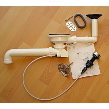 Blanco Drainage Fitting 3.5 Inches with Pop-Up Waste Overflow Round ...