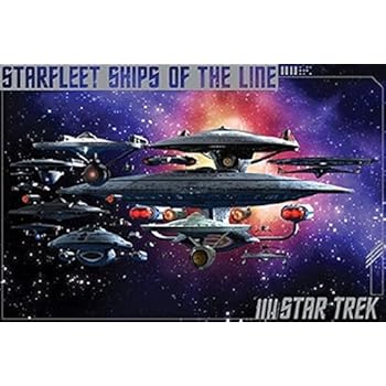 Amazon.de: Star Trek Poster Famous Starfleet Ships Collage (101, 5cm x ...