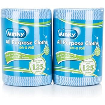 Blue Multi Purpose Cleaning Cloths - J Cloths "type" 50 Pack ...