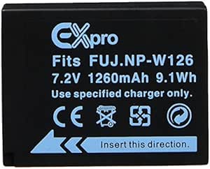 Ex-Pro High Power Plus+ 1260mAh Lithium Ion Replacement Battery for ...