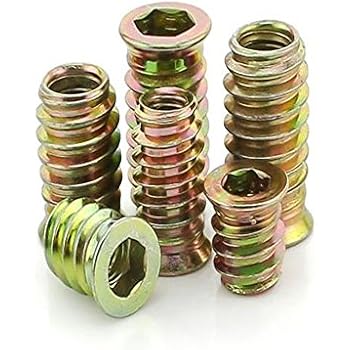 Inserto in legno dado mobili legno inserti filettati dadi D inserto ...