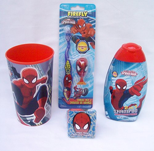 Buy Boys 'Spider-Man' Bath Bundle: 4 Items: Spider-Man 2-in-1 Shampoo ...