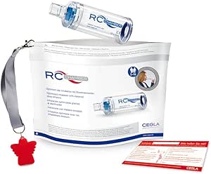 RC-Chamber Inhalierhilfe (mit Mundstück für Erwachsene & Kinder ab 5 ...